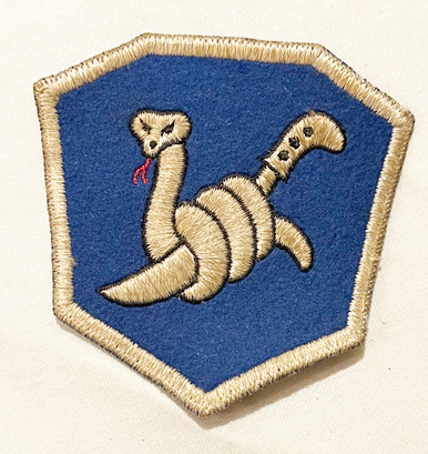 Ww2 us 158th regimental combat team , Bushmasters patch E