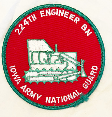 SOLD, 70’s us 224th engineer battalion Iowa army national guard patch