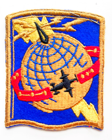 ww2 US military airways communications systems squadron patch Gold tread