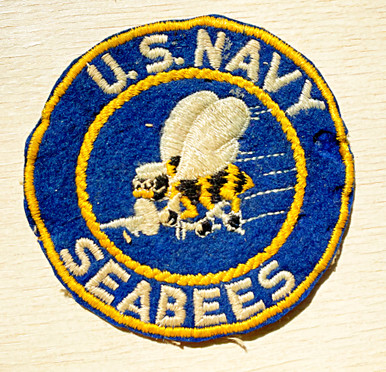 Ww2 us navy Seabees on wool patch