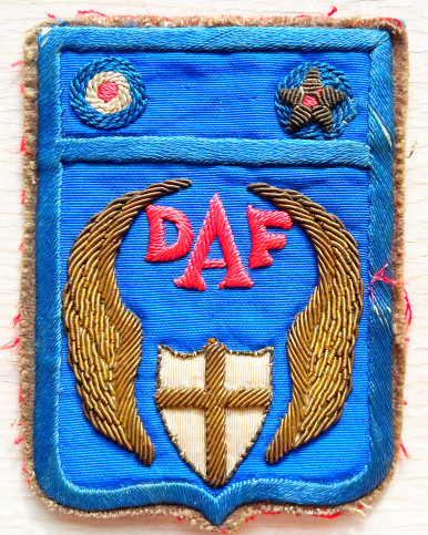 SOLD, Ww2 us desert Air Force bullion patch