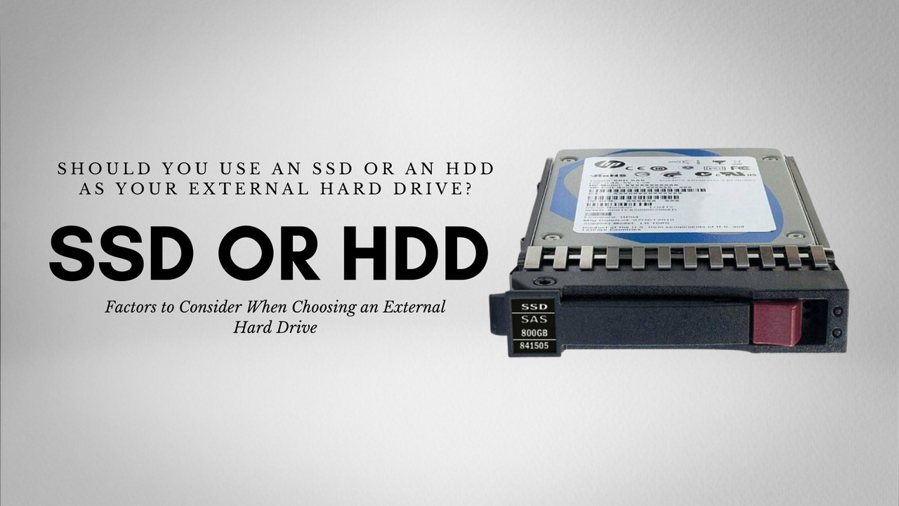 Should You Use an SSD or an HDD as Your External Hard Drive ...