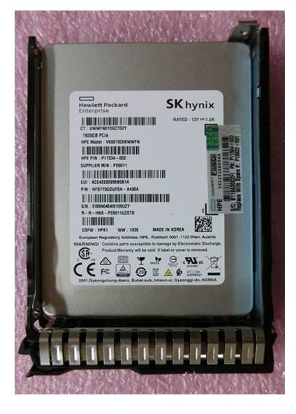 HPE P13678-B21 1.92TB 2.5in NVMe PCIe Read Intensive G8 G9 G10 SSD ...