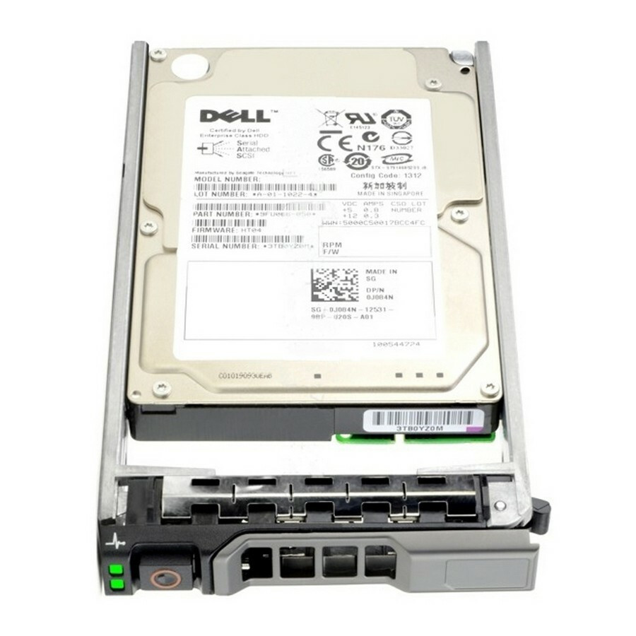 Dell 0H8DVC 300GB 15kRPM 2.5in SAS-6G HDD for PowerEdge, Wholesale ...