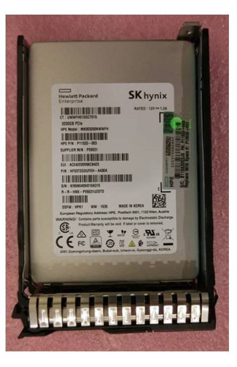 HPE P13672-B21 3.2TB 2.5in DS NVMe PCIe x4 SCN Mixed Use G10 Plus SSD ...