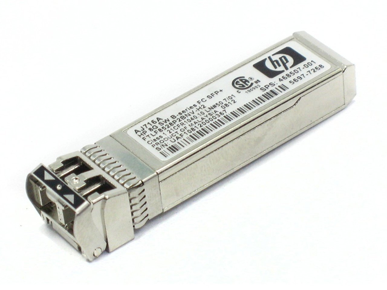 HPE AJ718A 8Gb Short Wave Fibre Channel SFP+ 1 Pack Transceiver Module, Wholesale AJ718A, Price ...