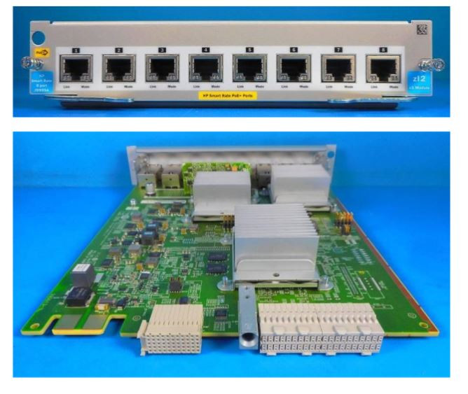 HPE J9993A Aruba 5400R 8-Port 1G/10GbE SFP+ with MACsec v3 zl2 Module ...