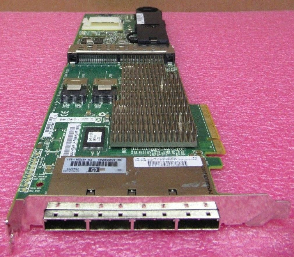 HPE 587224-001 Smart Array P812/1G FBWC 2/4-Ports x8 SAS Controller ...