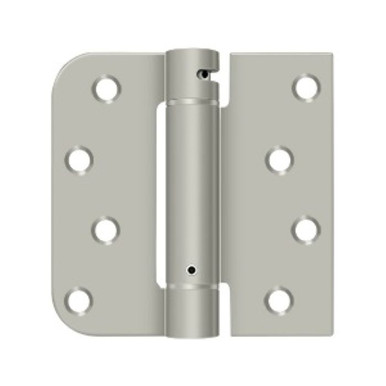 Deltana DSH Series Spring Hinge | 8" Radius, Nickel