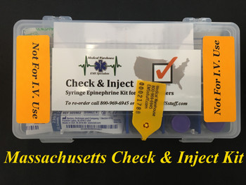 Check & Inject Epi Kit for MASSACHUSETTS - Medical Warehouse