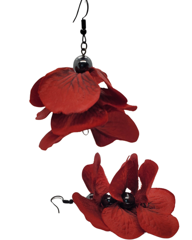Hydrangea Chemistry Dangle Earrings