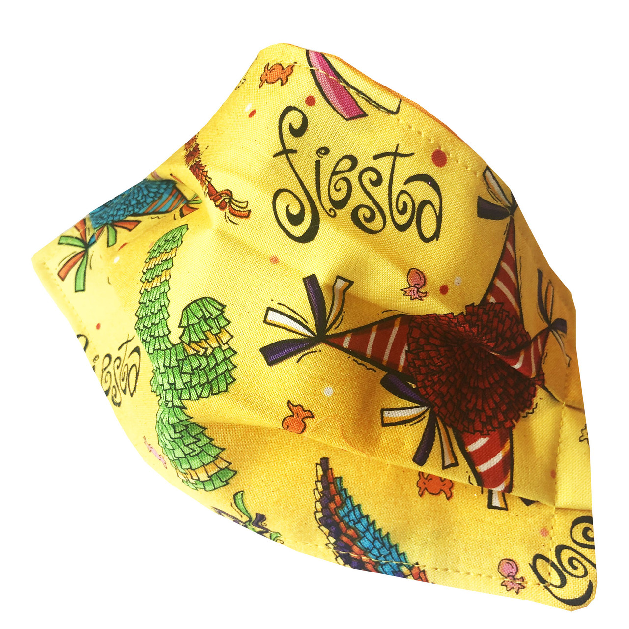Face Mask Reusable Washable Cotton Fiesta Pinata - My Mercado Mexican ...