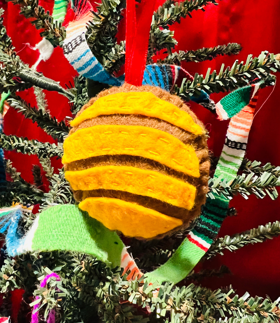 Mini Felt Concha Mexican Christmas Ornaments - My Mercado Mexican Imports