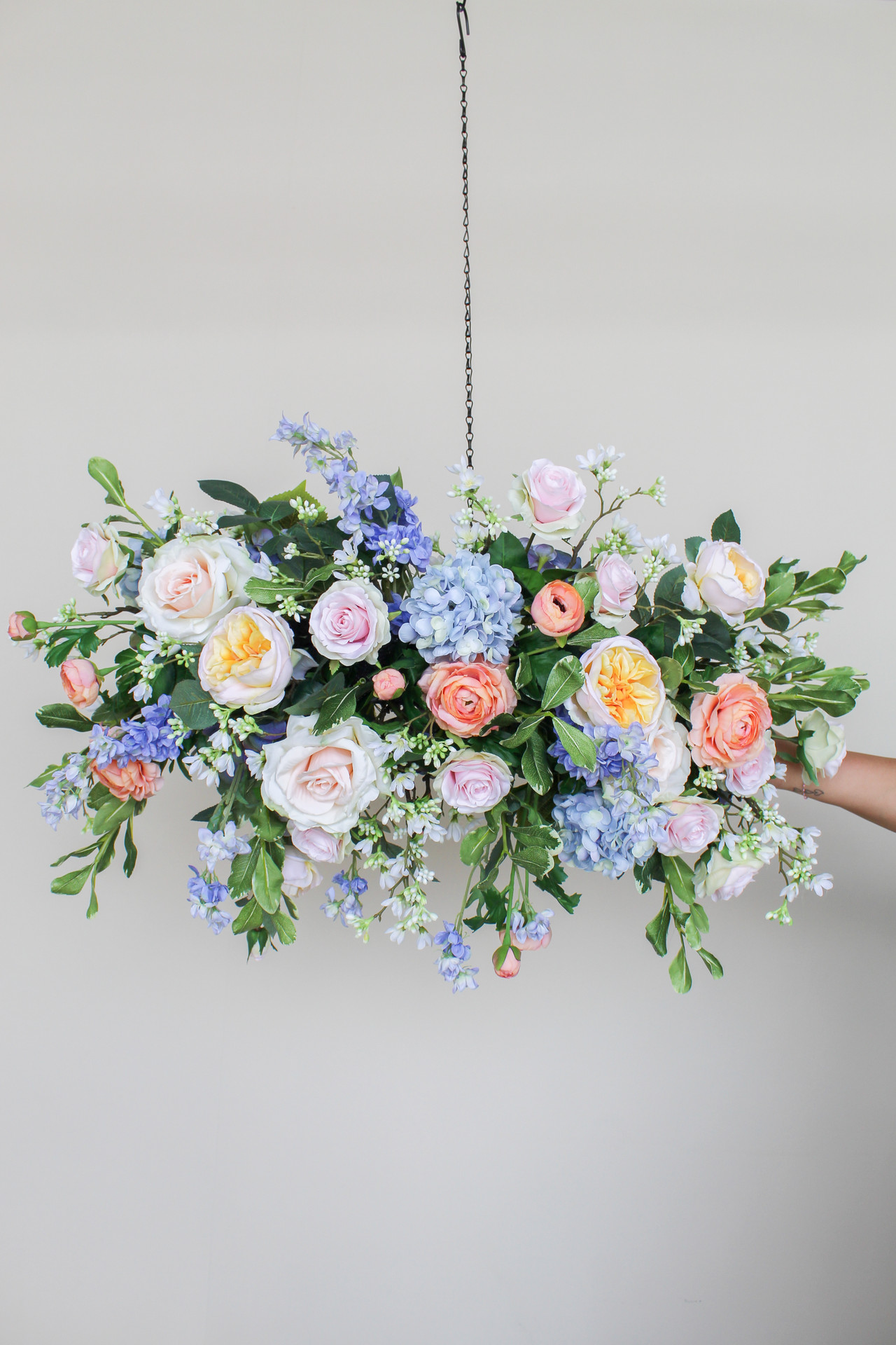 Kate Floral Chandelier | Something Borrowed Blooms