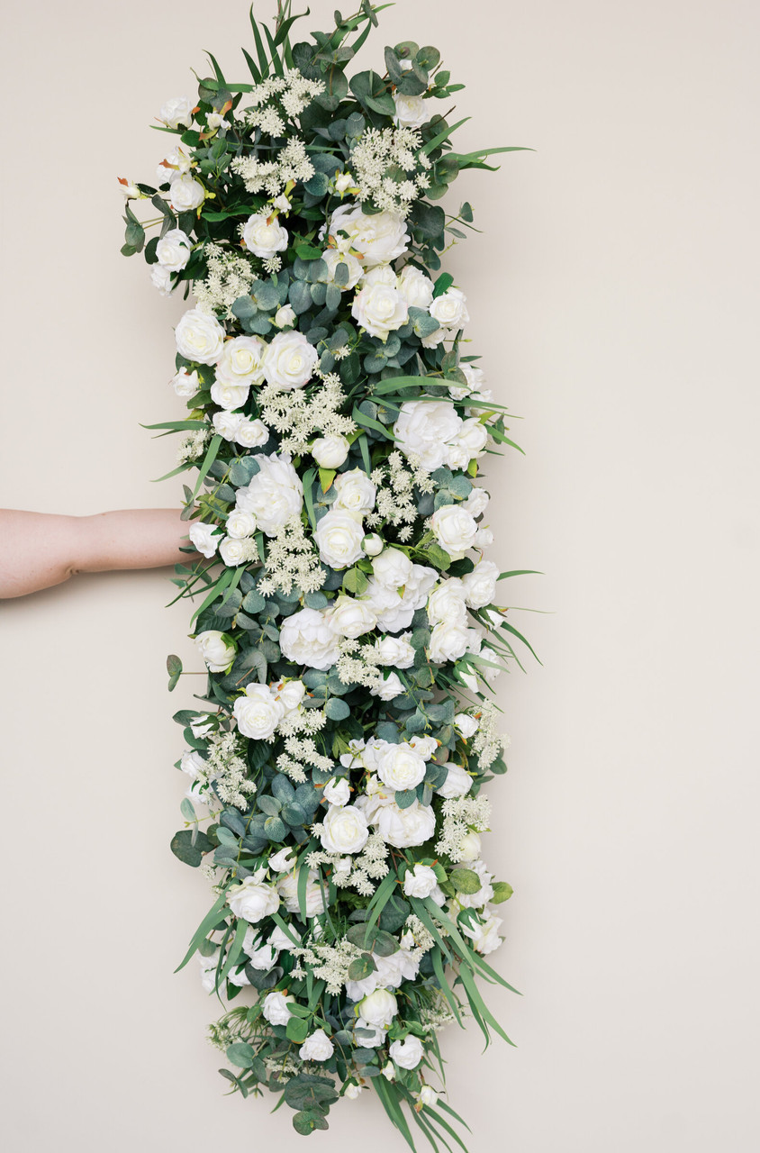 Jane Floral Runner | Ceremony Arch, Something Borrowed Blooms