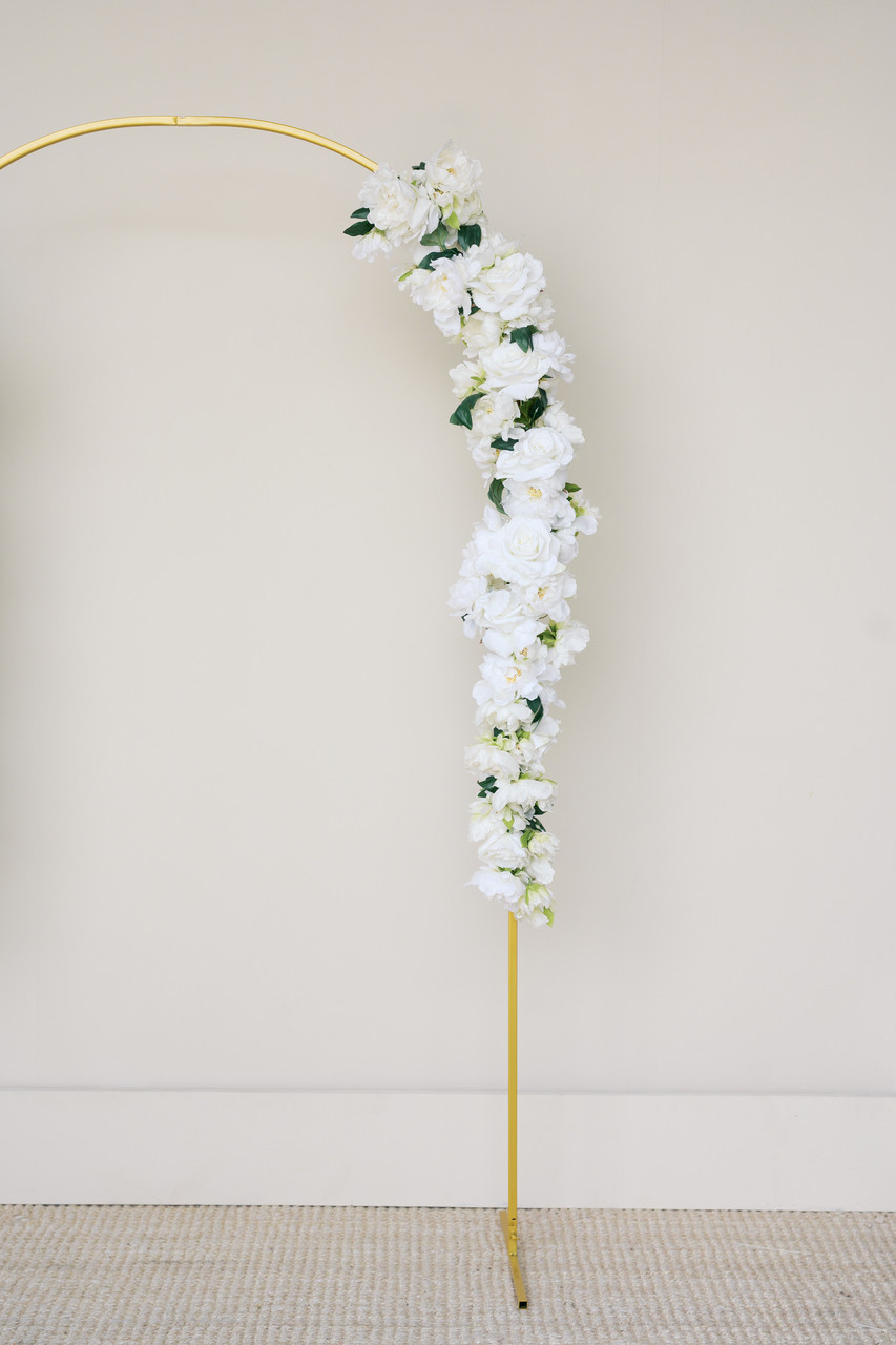 White Silk Flower Garland | Something Borrowed Blooms