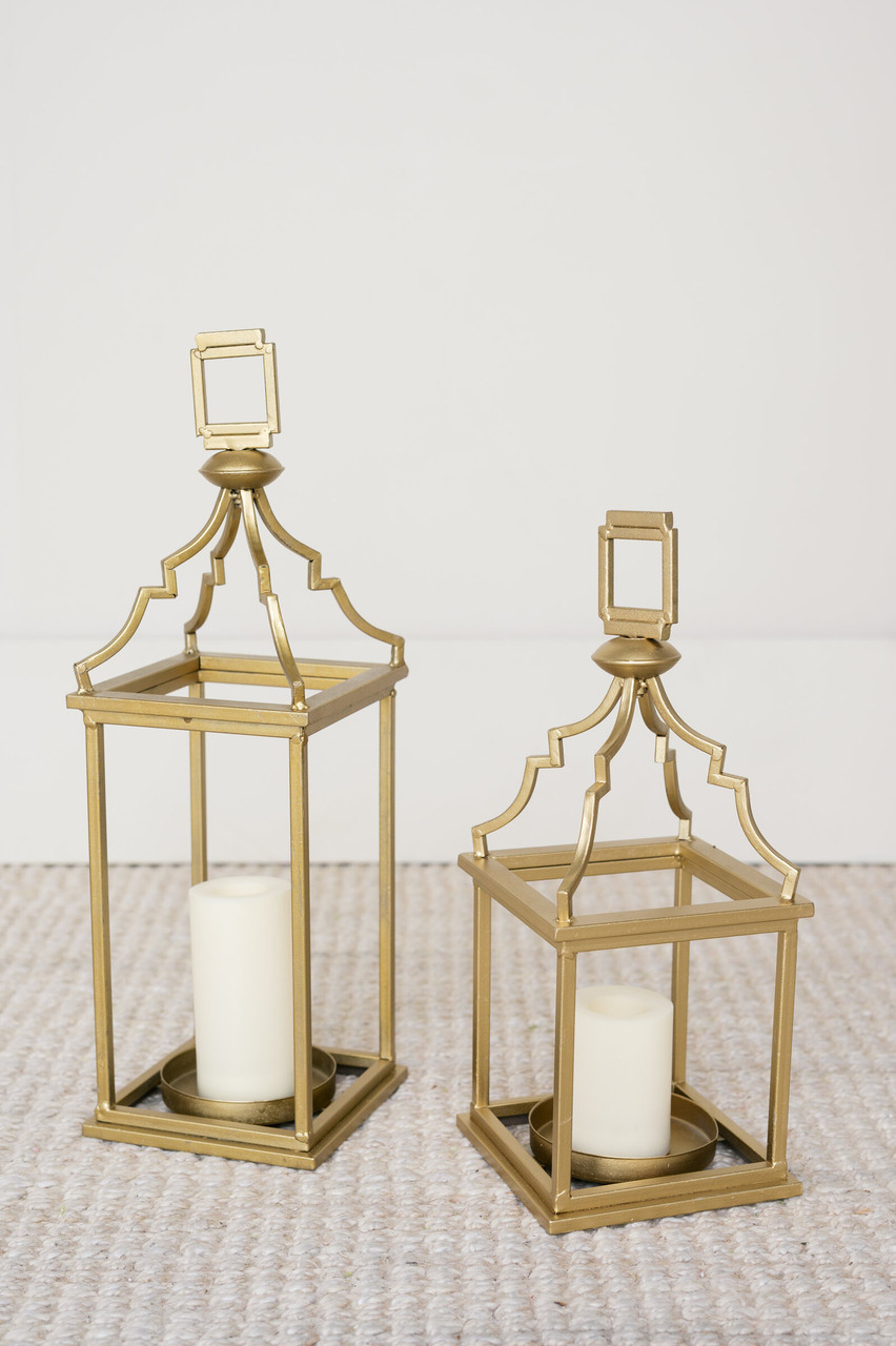 Premium Gold Lantern | Something Borrowed Blooms