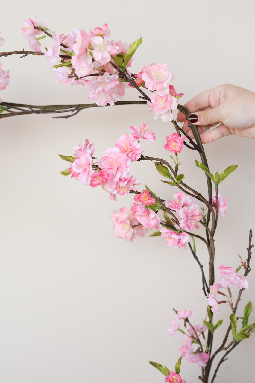 Premium Pink Cherry Blossom Garland | Something Borrowed Blooms