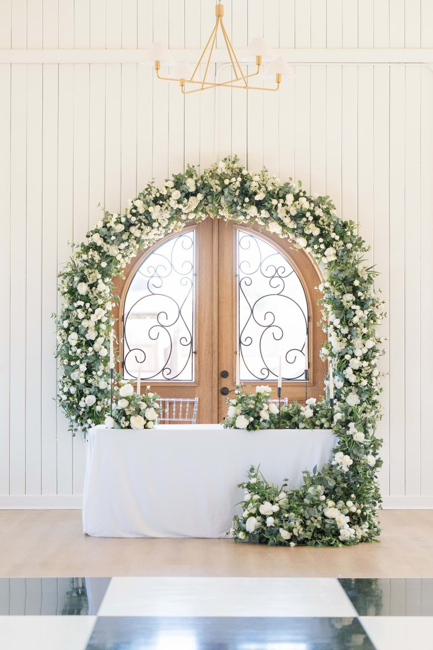 Jane Floral Runner | Ceremony Arch, Something Borrowed Blooms