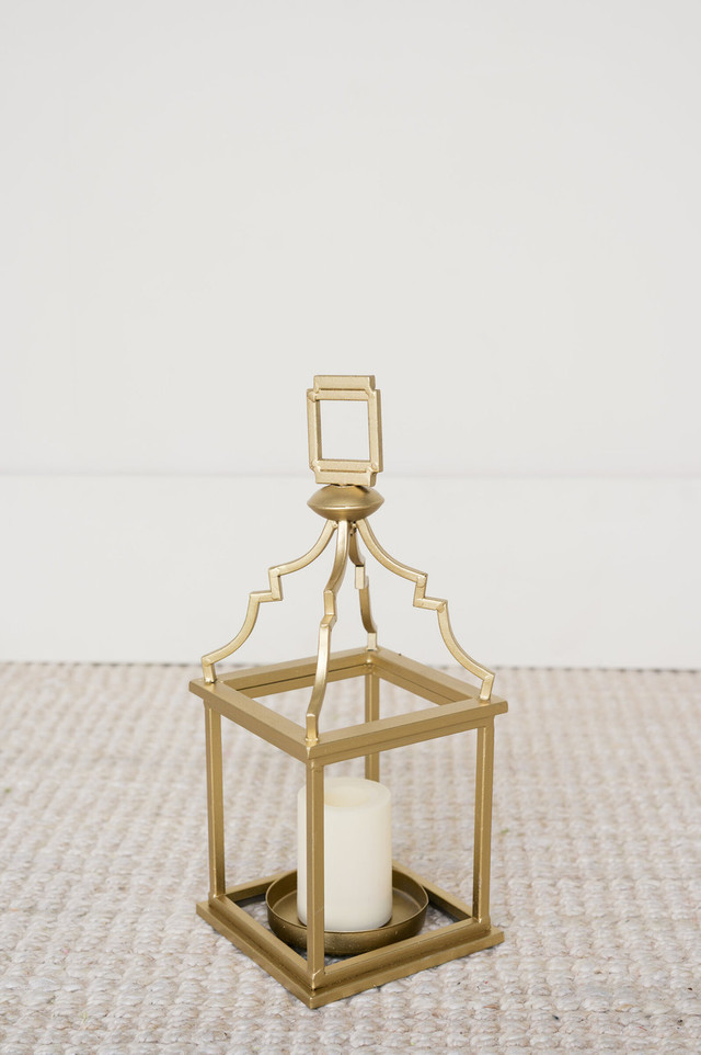 Premium Gold Lantern | Something Borrowed Blooms