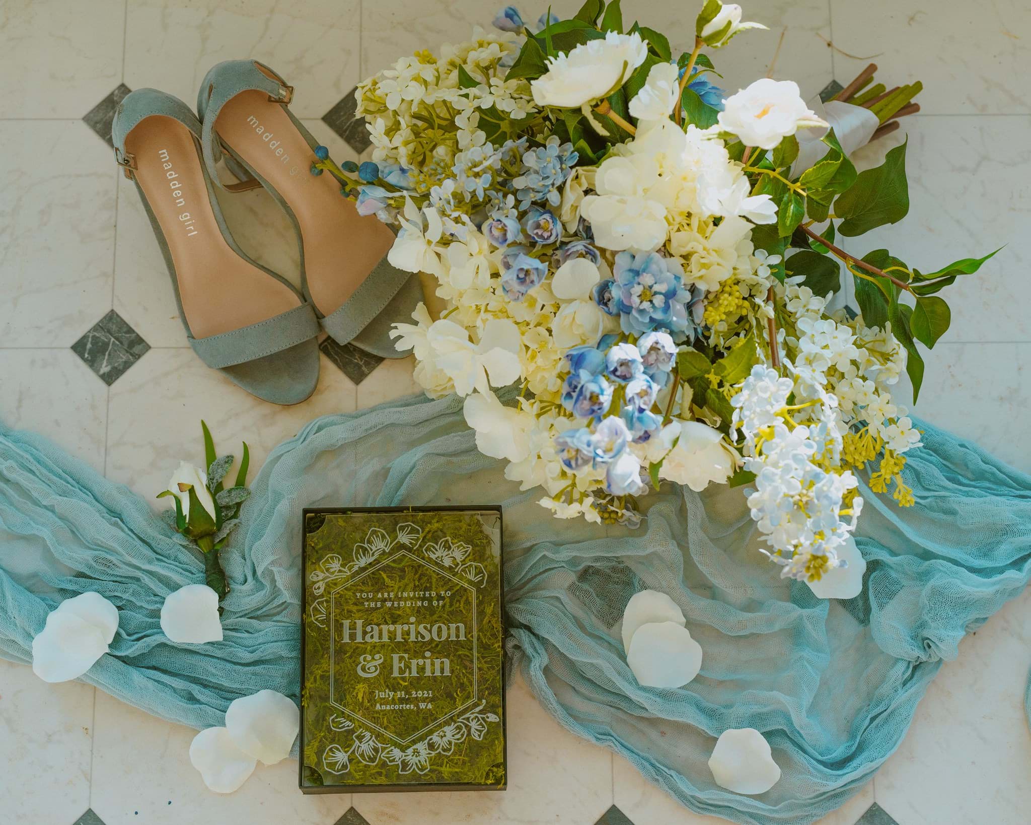Erin & Harrison’s Fairytale Garden Wedding - Something Borrowed Blooms