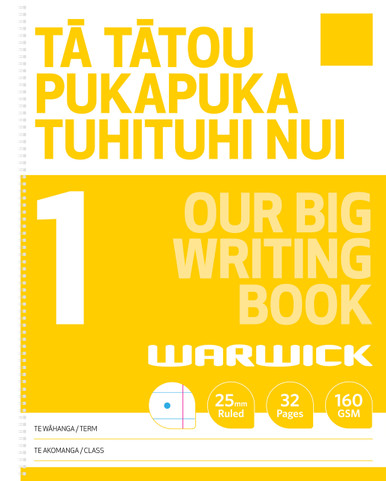 WARWICK OUR BIG WRITING MODELLING BOOK 1
