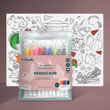 HEY DOODLE BREAKFAST BLEND PLAYMAT
