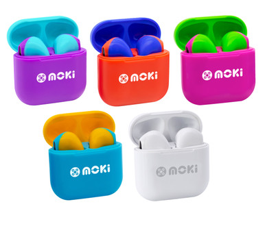 MOKI PODS MINI TWS EARPHONES FOR KIDS VOLUME LIMITED