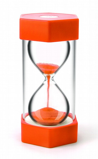 SAND TIMER MEGA, 10 MINUTES, ORANGE