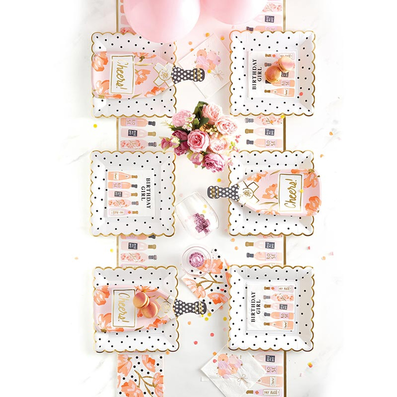 Shaped Paper Plates - Champagne Bottle - [Consumer]Slant Collections