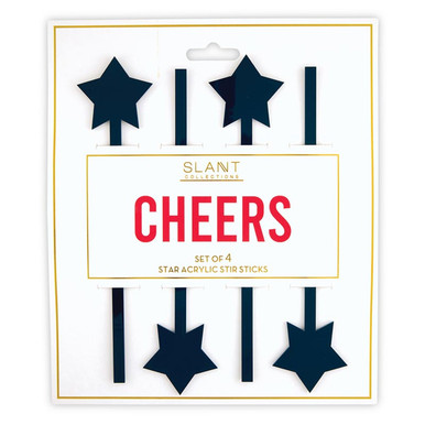 Acrylic Stir Sticks - Stars - [Consumer]Slant Collections