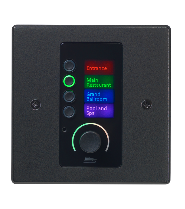 BSS Audio EC-4BV Ethernet Controller with 4 Buttons and Volume Control ...