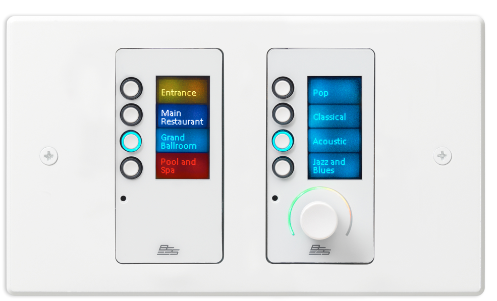 BSS Audio EC-8BV Ethernet Controller with 8 Buttons and Volume Control ...