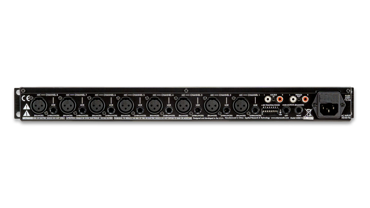 MX821S 8 Channel Mic/Line Mixer