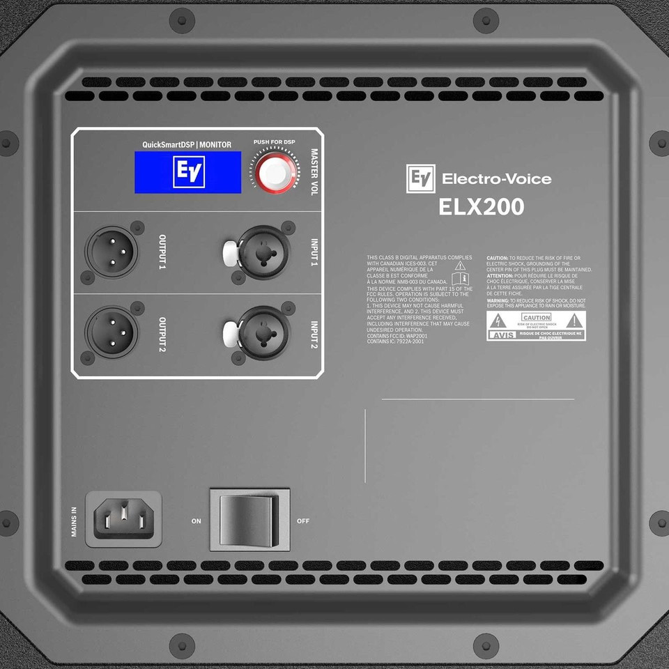 Electro-Voice ELX200-12SP Powered 12" 1200 Watt Subwoofer - Sound ...