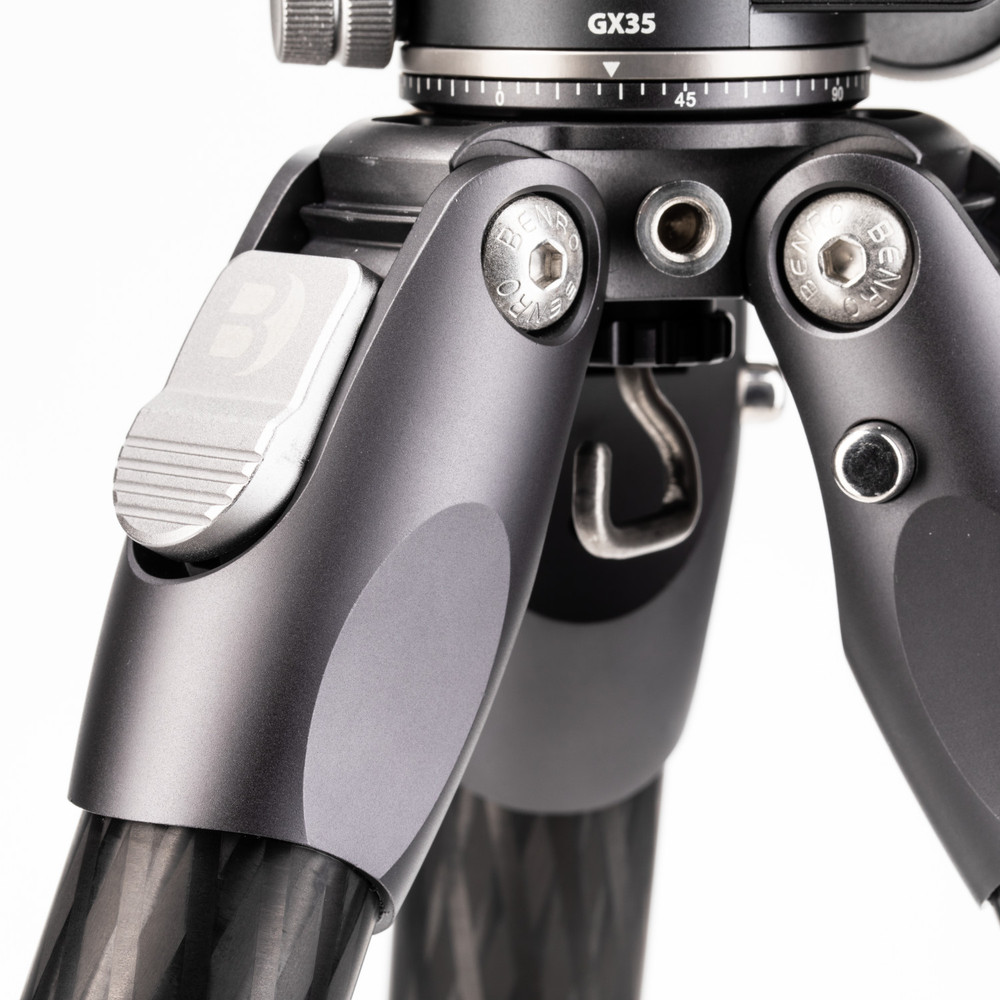 Tortoise Columnless Tripod #3 Carbon Fiber TTOR34C+GX35 head 4 sections ...