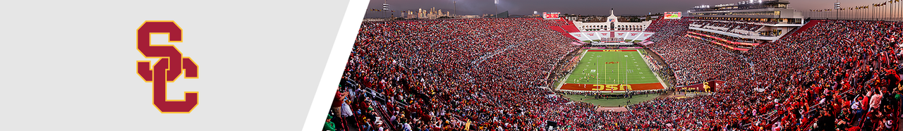 USC Trojans College Sports Panoramic Posters - Fan Cave Decor