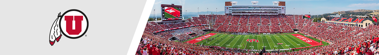 Utah Utes College Sports Panoramic Posters - Fan Cave Decor