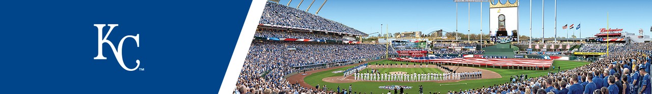 Kansas City Royals MLB Panoramic Posters - Baseball Fan Cave Decor