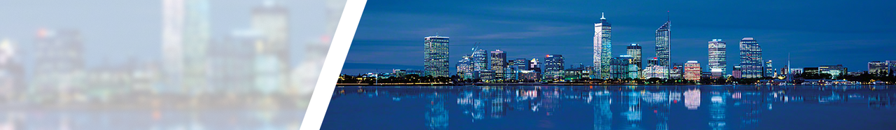 Perth, Australia Panoramic City Skyline Poster Decor