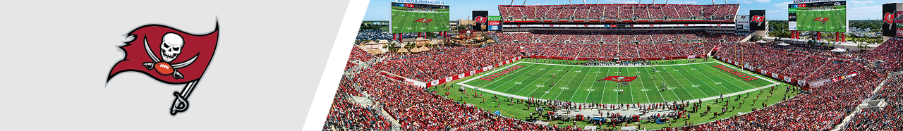 Tampa Bay Buccaneers NFL Panoramic Posters - Fan Cave Decor
