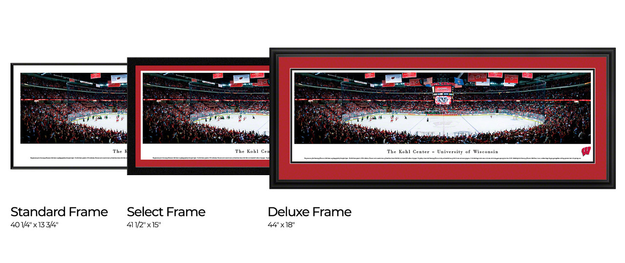 Wisconsin Badgers Panoramic Poster - Kohl Center