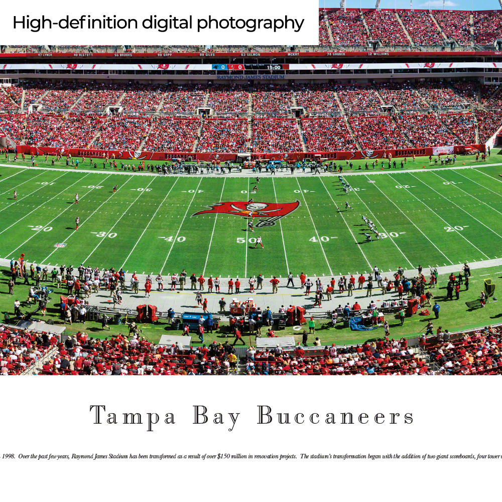 Tampa Bay Buccaneers Panoramic Poster
