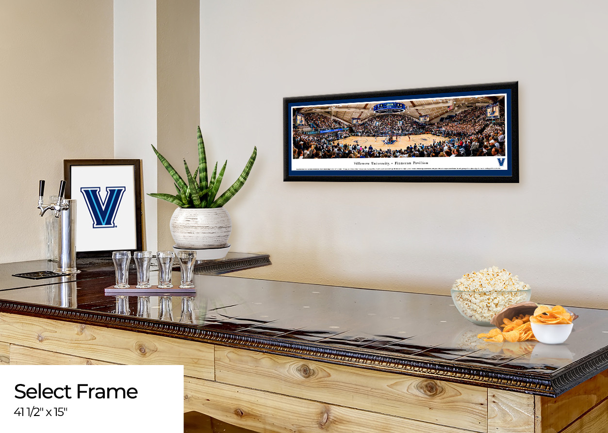 Villanova Wildcats Basketball Panoramic Poster - The Pavilion