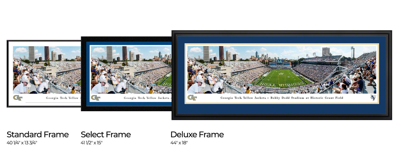 Georgia Tech Yellow Jackets Football Panoramic Poster - Bobby Dodd ...