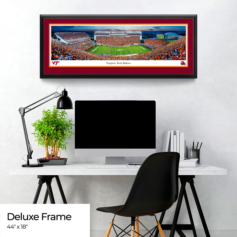 Virginia Tech Hokies Football Panoramic Poster - Lane Stadium Picture
