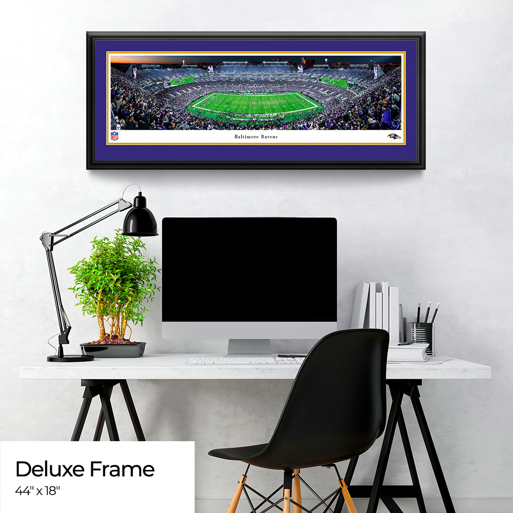 Baltimore Ravens Panoramic Picture - M&T Bank Stadium NFL Fan Cave Decor