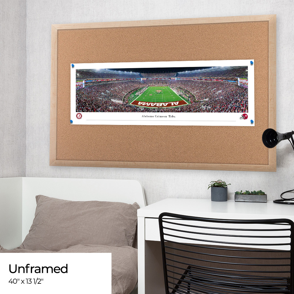 Alabama Crimson Tide End Zone Panoramic Picture - Bryant-Denny Stadium ...