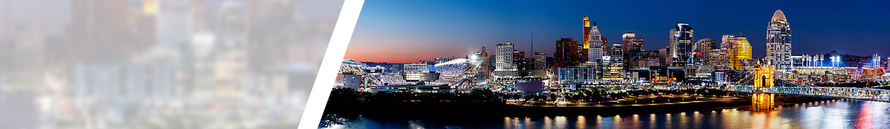 Cincinnati, Ohio Panoramic City Skyline Poster Decor