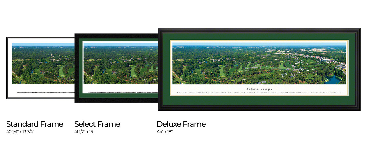 Augusta, Georgia Panoramic Skyline Print